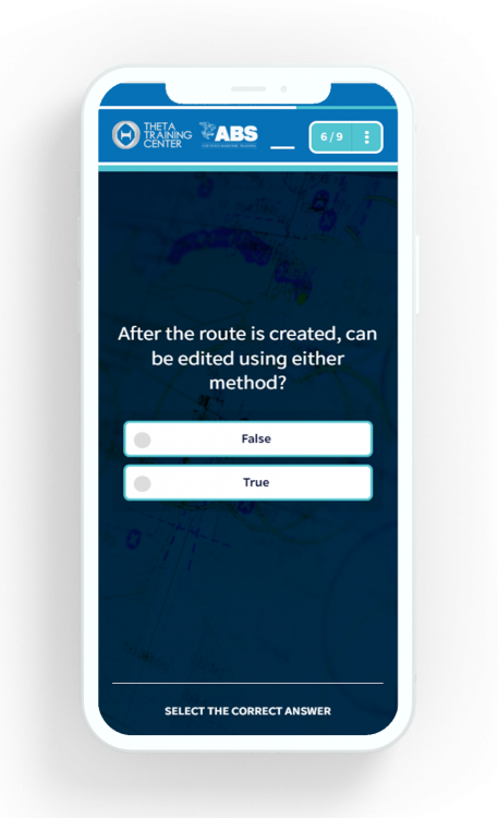 Voyage Planning & Route Monitoring with ECDIS - Theta Training Center
