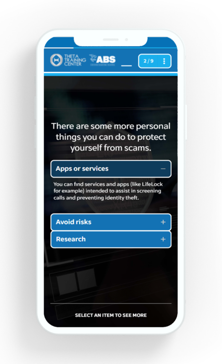 Be a Scam Scanner – Theta Training Center